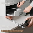 Hanging File Folder Frame, Letter Size File Drawer Organizer for Desks ...