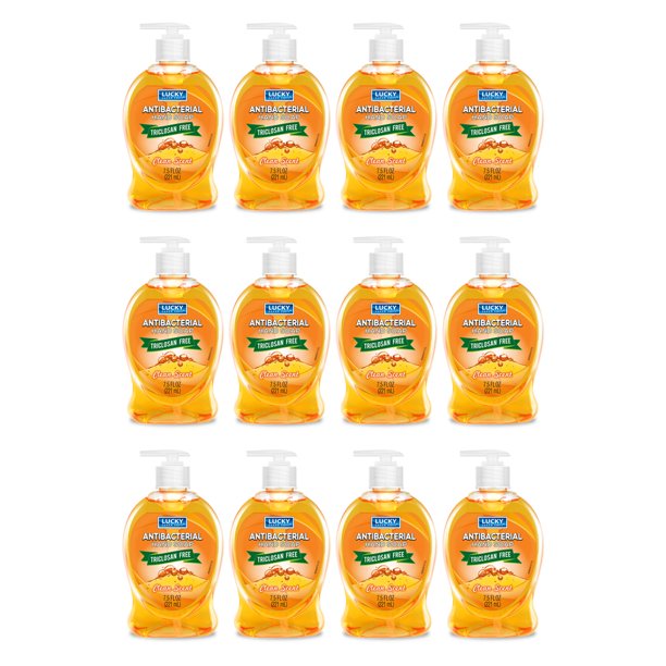 Lucky Super Soft Antibacterial Liquid Hand Soap. Kills Germs and Bad ...