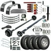 1214 - 6' x 14' Tandem Axle 7K Utility Lowboy Trailer DIY Master Plan ...