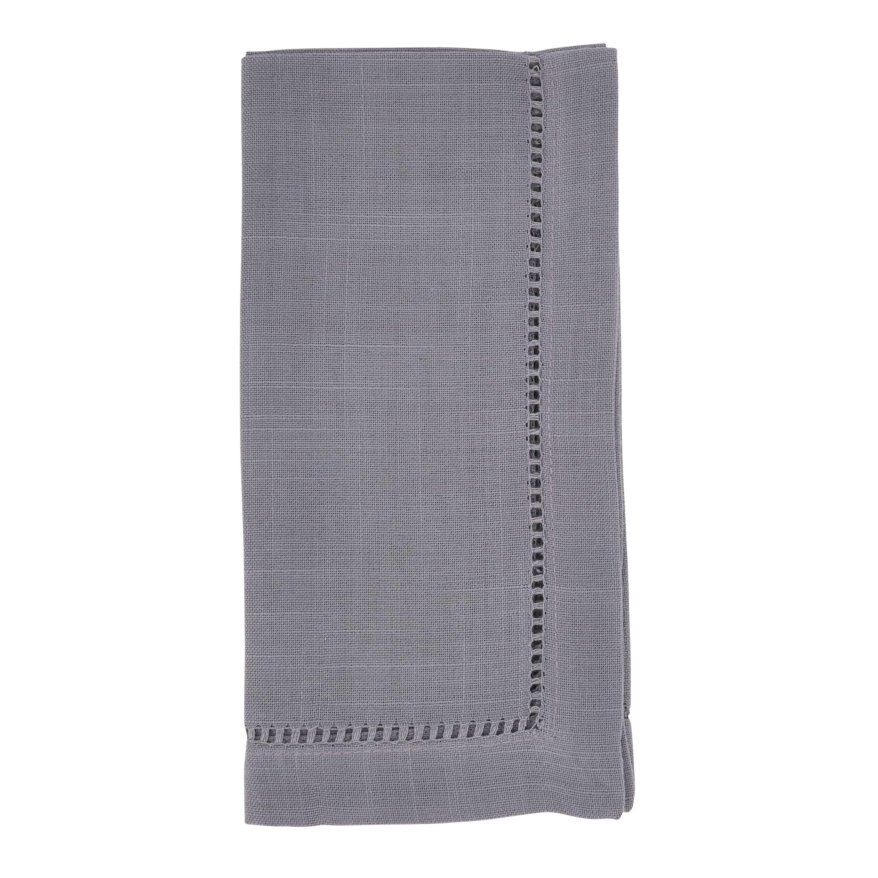 Saro Lifestyle Hemstitched Border Table Napkin (Set of 12) - Walmart.com