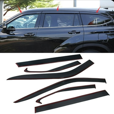 M-AUTO 4Pcs Smoke Window Visor Shade Vent Sun Rain Deflector Guard for ...