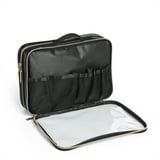 Modella Travel Zip and Carry Cosmetic Bag Weekender, Black - Walmart.com