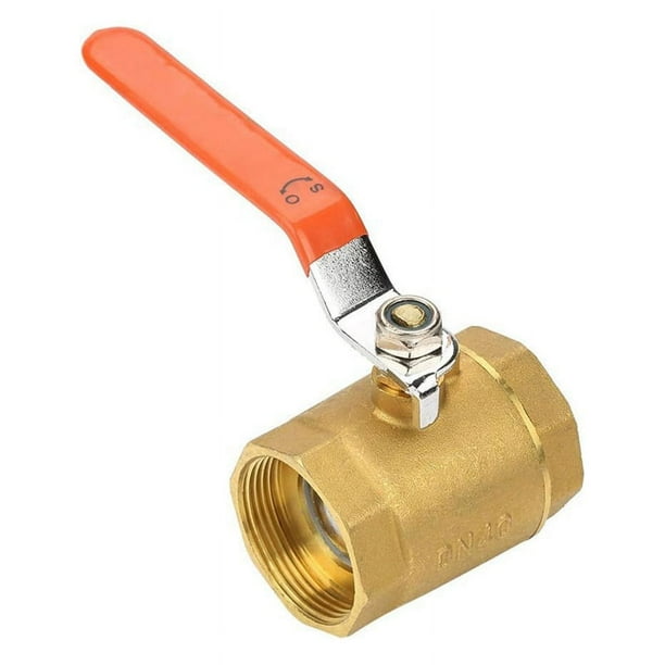 Valve, Thread Valve ShutOff Valve DN40 1-1/2BSP Brass Pipe Valve 1.6MPa ...