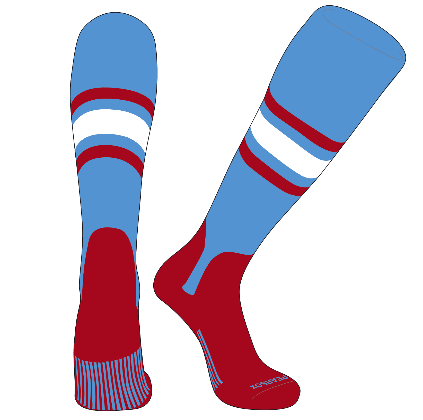 Youth Baseball Stirrup Socks