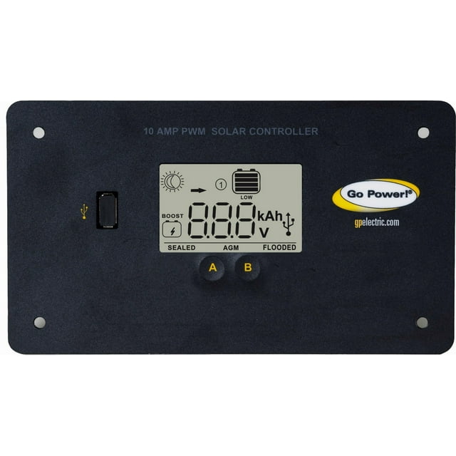Go Power Battery Charger Controller GP-PWM-10-FM For Use With Solar 12 ...