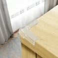 Clear Set Of Four L-Shaped Clear Corner Protectors Made Of Soft ...