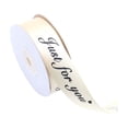 10 Pack Of Polyester Gift Wrapping Ribbon With Elegant Letter Print For ...