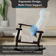 NOBLEMOOD Rocking Chair with Ottoman, Upholstered Nursery Rocking Chair ...