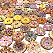 Creativity Street Extra Large Plastic Buttons, Assorted, 1 Pack ...