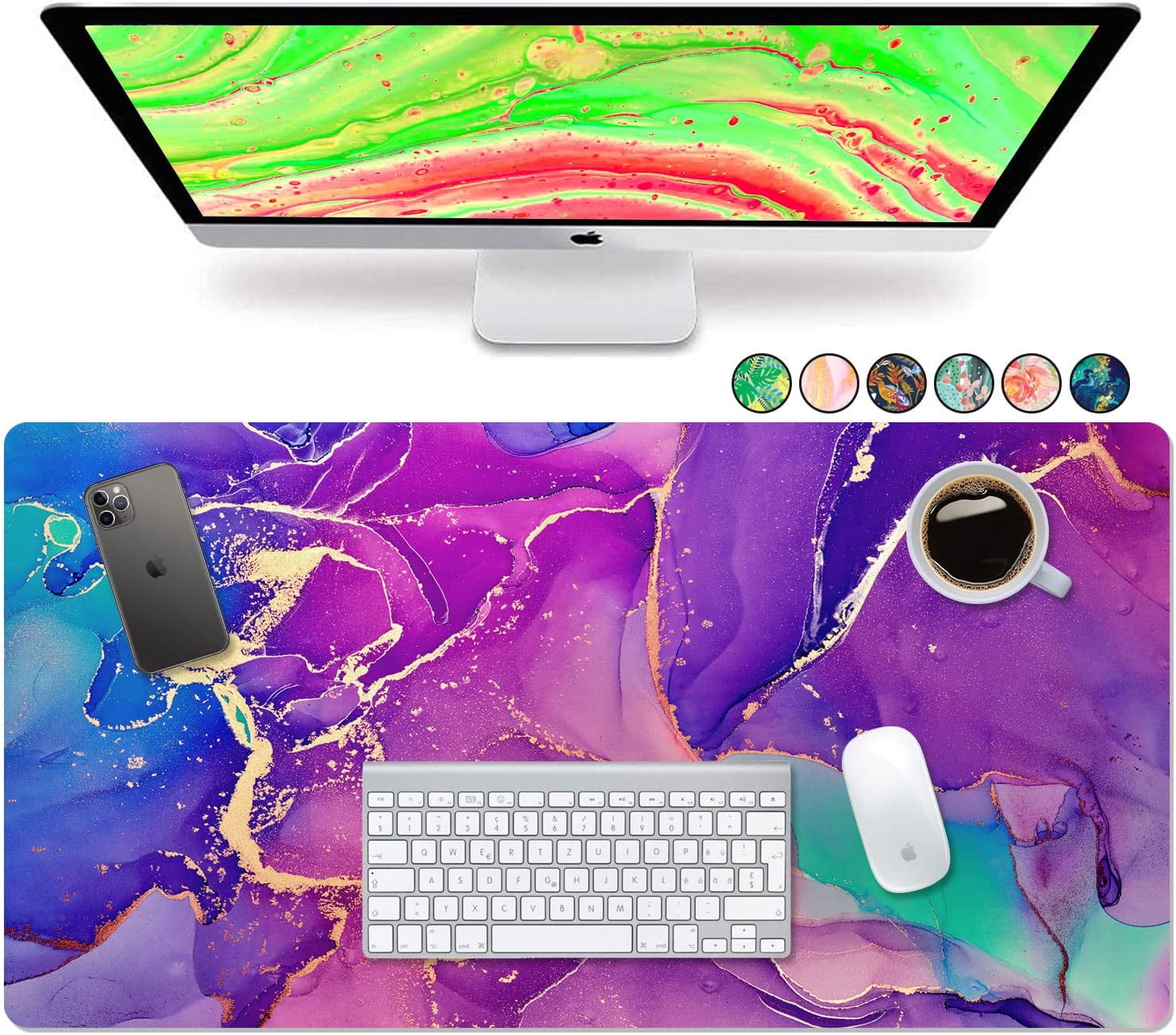 Large Mouse Pad, Desk Mat, Keyboard Pad, Desktop Home Office Decor ...