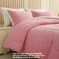 SLEEPBELLA Reversible Comforter Set, 3-Piece Queen Size Bedding Set ...