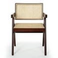 Rattan Boho Armchair Mid-Century Arm Chair Dinning Chair Patio ...