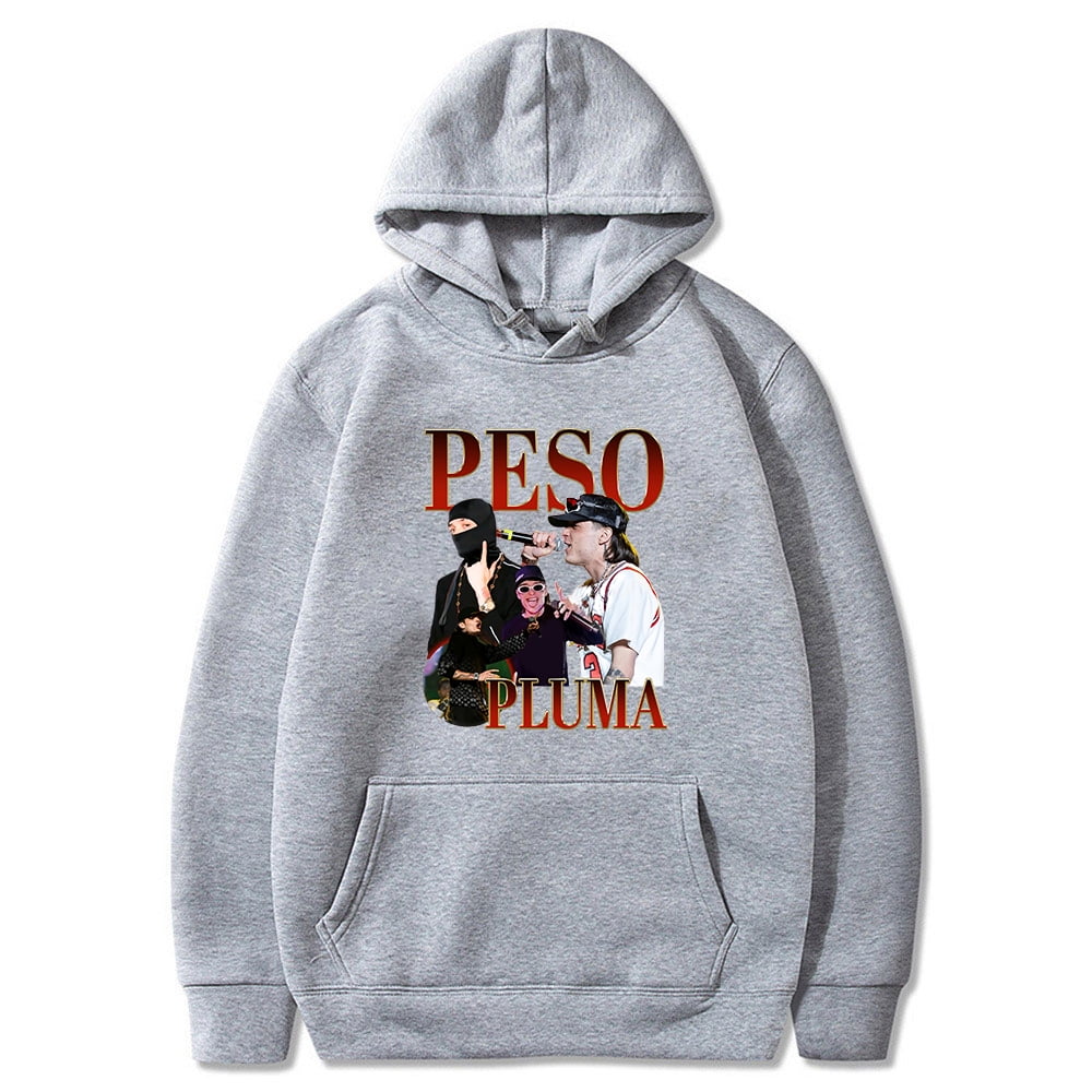 Peso Pluma Hoodie Long Sleeve Streetwear Women Men Hooded Sweatshirt ...