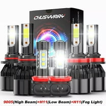 For 2019 2020 2021 RAM 1500 LED Headlight Hi-Lo Beam Fog Light Bulbs ...
