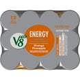 V8 +Energy Orange Pineapple Juice Energy Drink, 8 fl oz Can, 12 Count ...