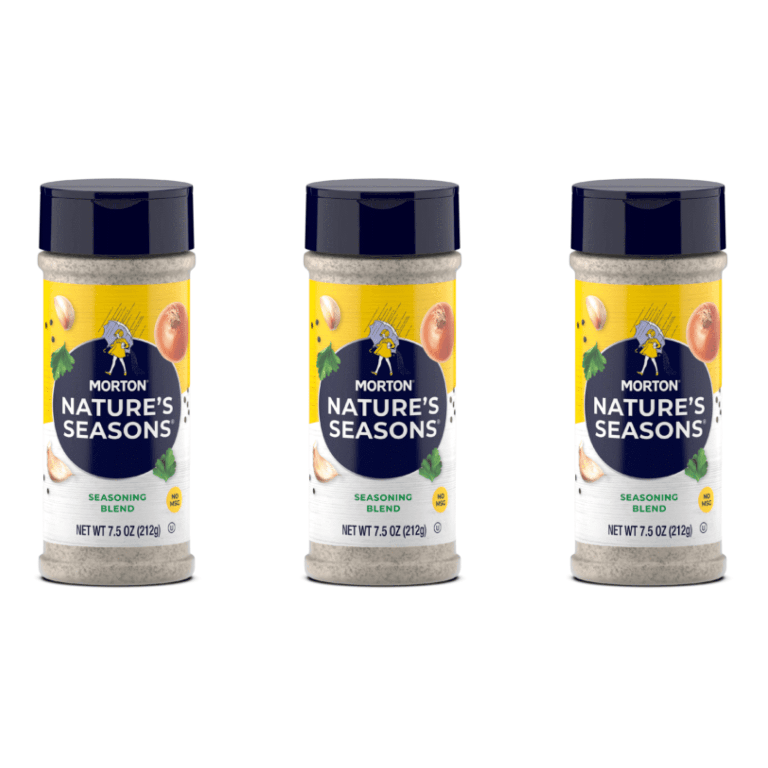 Mortons Natures Seasons No MSG Seasoning Blend 7.5oz Bottle (Pack of 3 ...