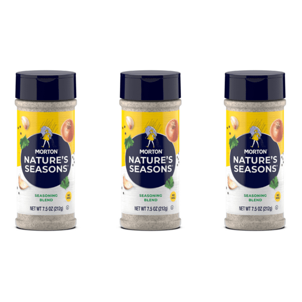 Mortons Natures Seasons No MSG Seasoning Blend 7.5oz Bottle (Pack of 3 ...