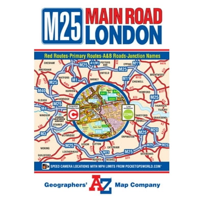 M25 Main Road Map of London A-Z Road Map Map Philippines | Ubuy
