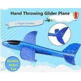 "Kids' Large 17.5"" Foam Glider Plane Toys, 4 Pack, Dual Flight Mode ...