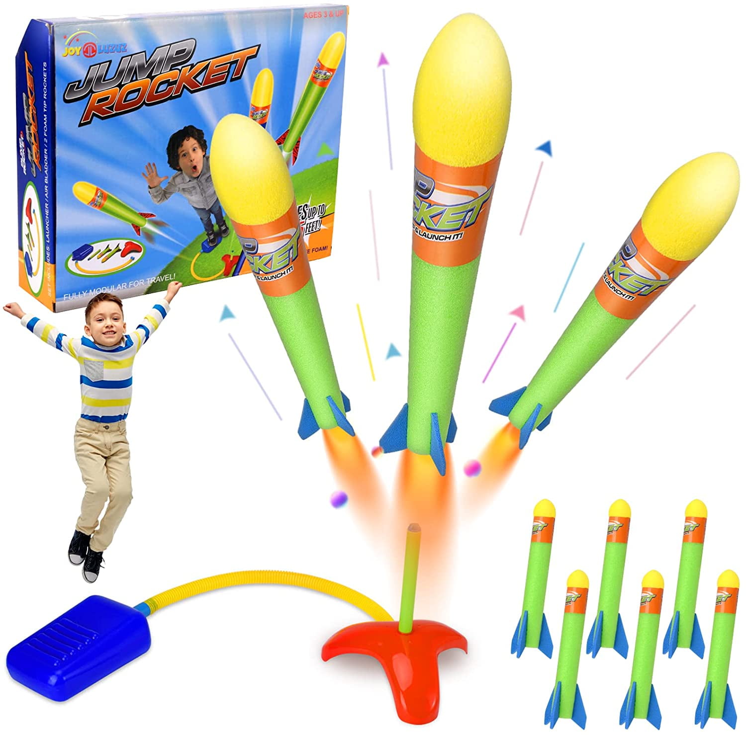 Toy Rocket Launcher for Kids - Stomp Rocket - Kids Stem Outdoor ...