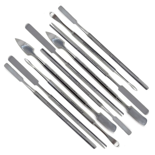 10 Pc Wax Mixing Clay Carving Tool Set Stainless Steel Spatulas for ...