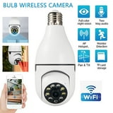Jahy2Tech 2Pack WiFi IP Camera Light Bulb 1080P HD Security Cam with ...