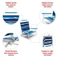 Sunnyfeel Lightweight Design Beach Chair, Blue Stripe - Walmart.com