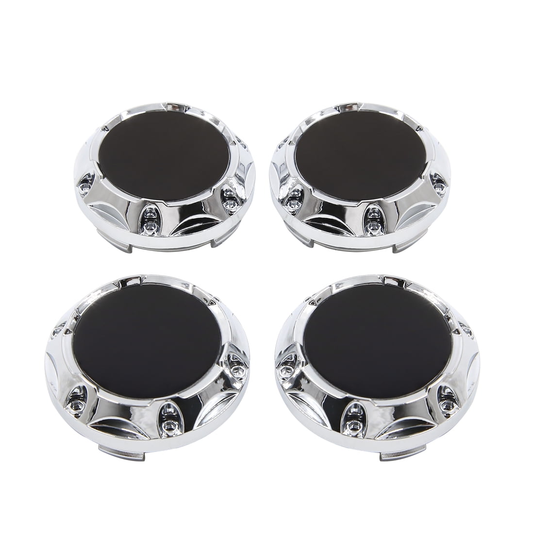 4pcs 64mm Dia 4 Clips Wheel Tyre Center Hub Caps Covers for Automotive ...