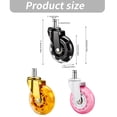 Quiet Rolling Twist Casters for Chairs & Sofas Designs with Large 3 ...
