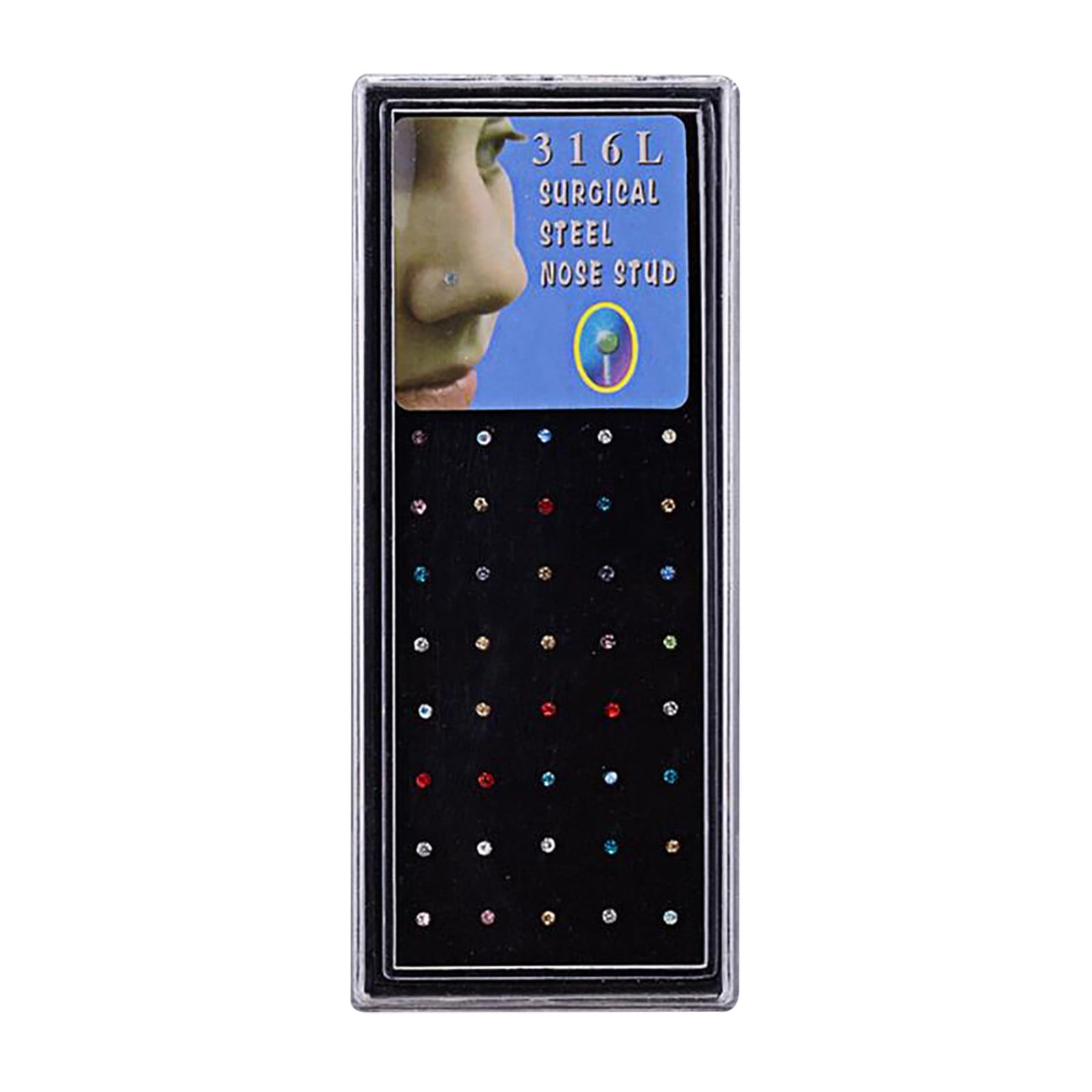 Click here for Yangzheee 40pcs Nose Stud Geometric Nose Stud Nose... prices