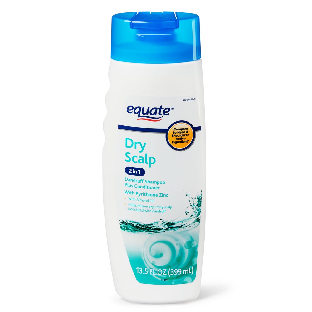 Equate Dry Scalp 2 in 1 Dandruff Shampoo Plus Conditioner, 13.5 fl oz ...