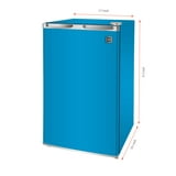 RCA 3.2 Cu. Ft. Single Door Compact Refrigerator RFR320, Blue - Walmart.com