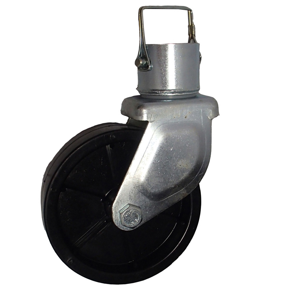 1400750340 One New Caster Wheel with Pin, 6" Trailer Swirl - Walmart.com