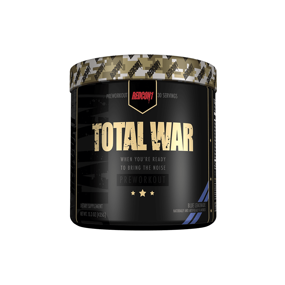 Buy Redcon1 Total War Preworkout, Blue Raspberry, Powder, 30 Servings ...