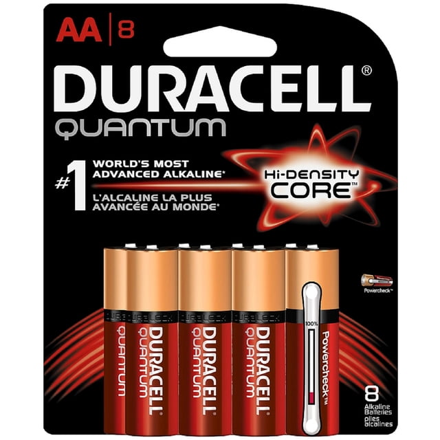 Duracell Quantum AA Alkaline Batteries With Duralock Power Preserve ...