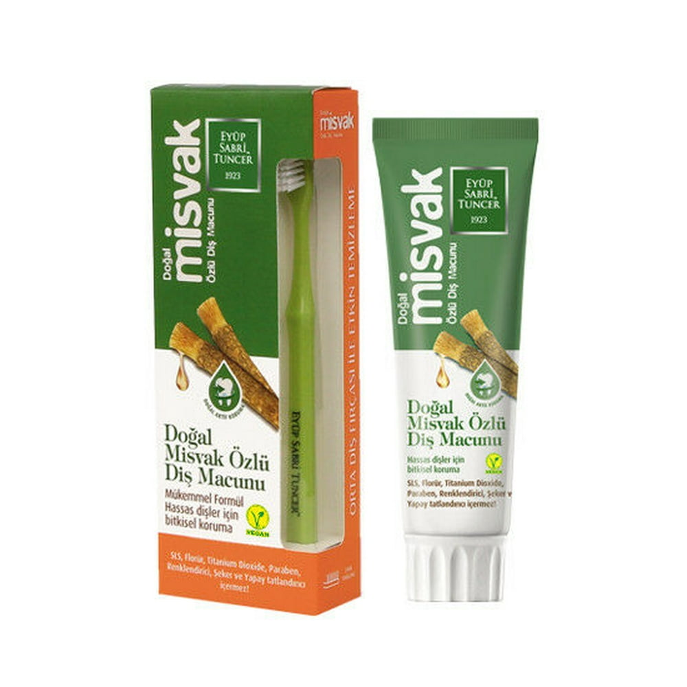 Natural Vegan Miswak Extract Toothpaste 75ml by Eyup Sabri Tuncer ...