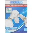 Brink's Outdoor Motion Sensor Security Light, Dusk to Dawn, White ...