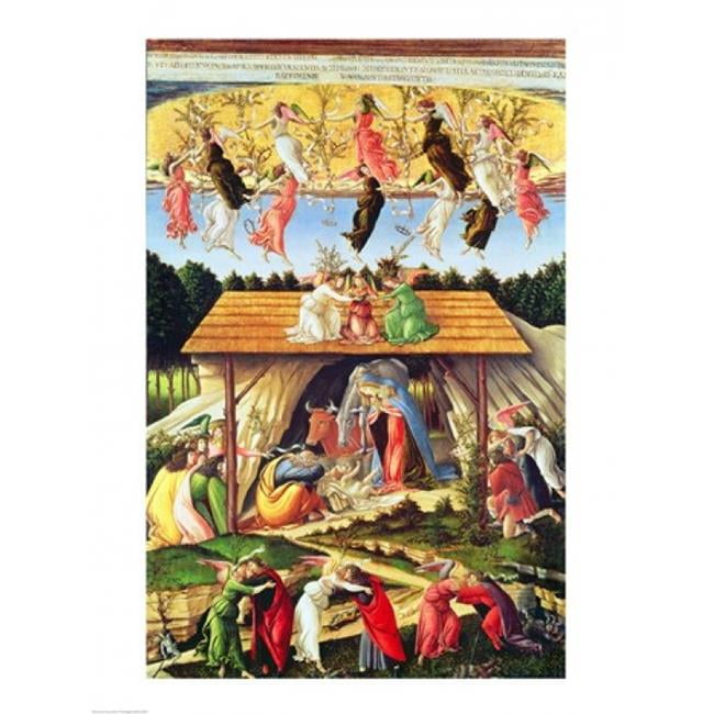 Mystic Nativity 1500 Poster Print by Sandro Botticelli - 18 x 24 in ...
