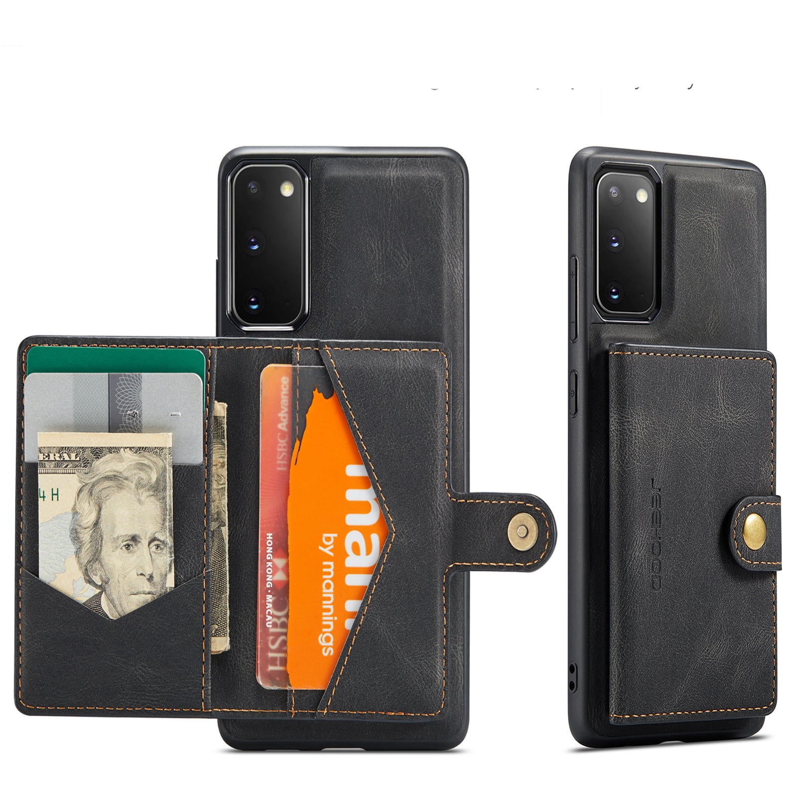 Mantto Case for Galaxy S22, Wallet Case w/Magnetic Credit Card Holder ...