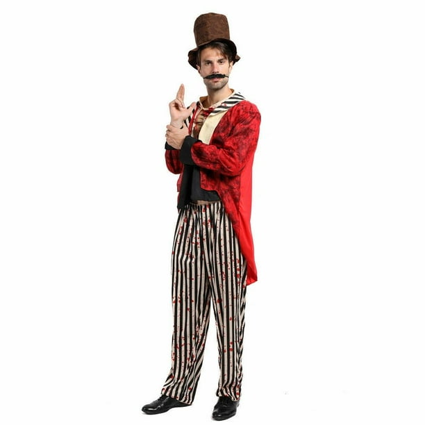 Ringmaster Costume Adult Mens Ring Master Lion Tamer Circus Xl