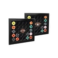 Harley-Davidson Poker Chip Collectors Frame, Holds 28 Chips, Made in ...