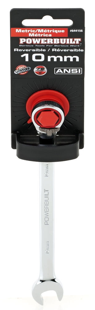 Powerbuilt 10mm Reversible Ratchet Wrench with Color Ring - Walmart.com