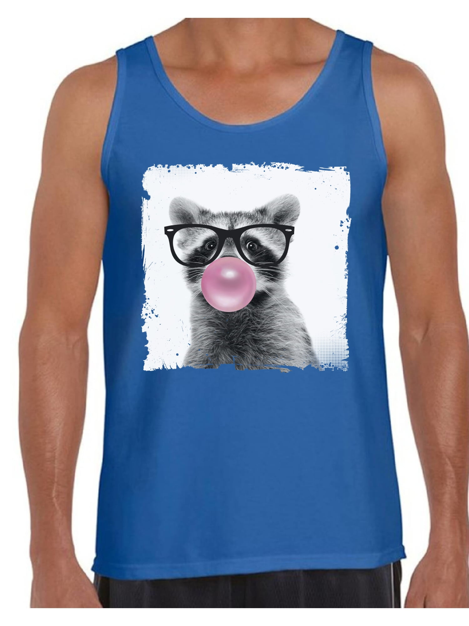 Awkward Styles Raccoon Blow Pink Gum Cute Raccoon T Shirt Animal Tank ...