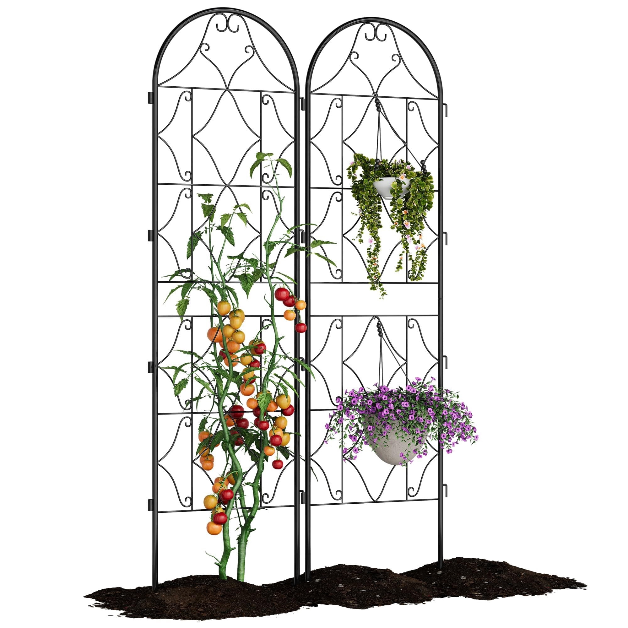 Click here for Garvee 2 Pack 74.8H X 21.6W Garden Trellises For C... prices