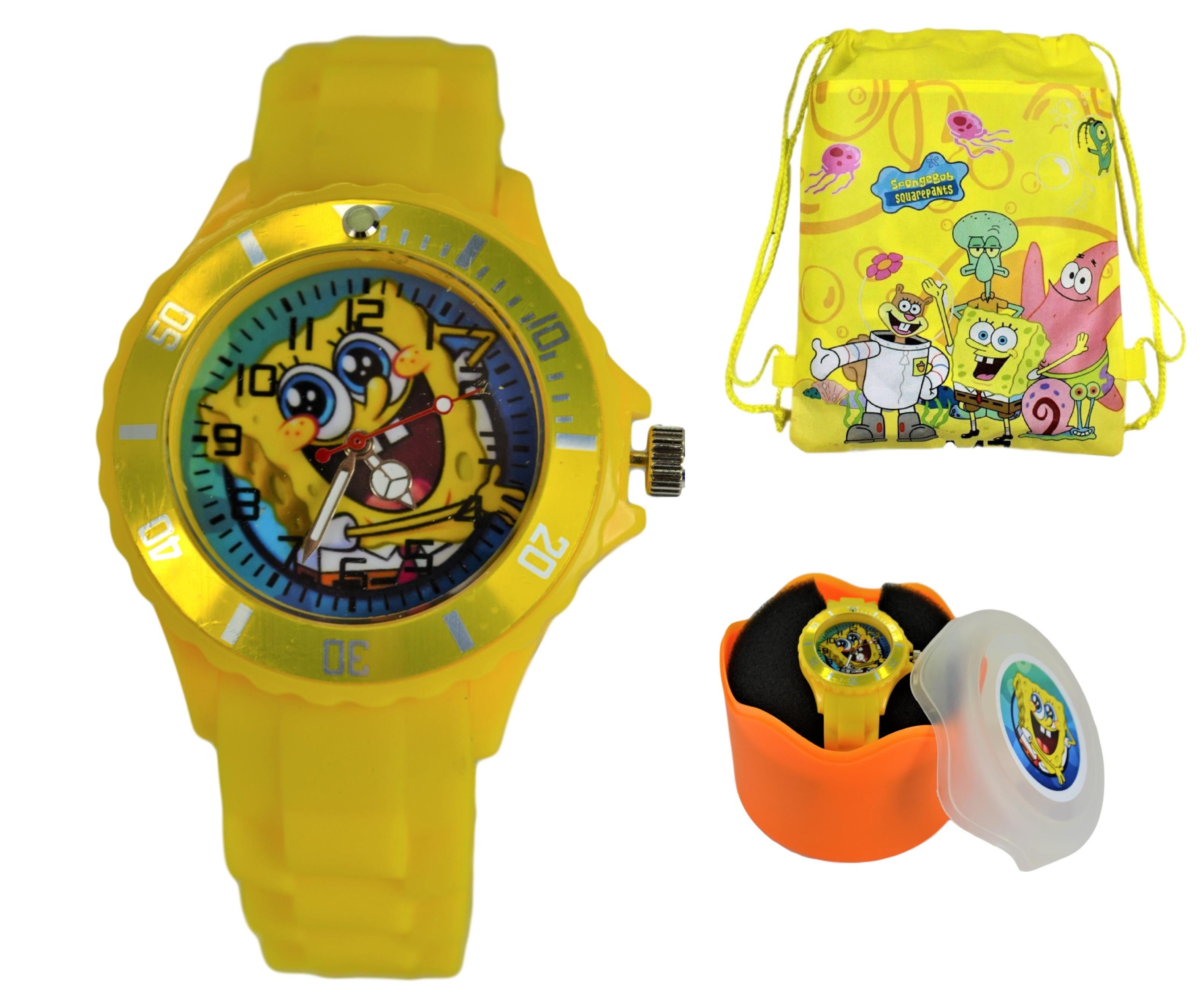 Nickelodeon - SpongeBob SquarePants Silicone Quartz Wrist Watch For ...