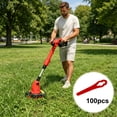 Universal Replacement Trimmer Blades 100 Count Durable Red Cutting ...