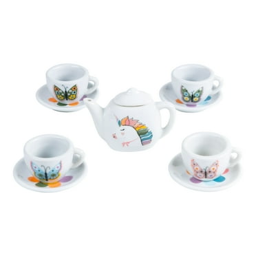 Free Shipping! Jewelkeeper Porcelain Tea Set for Little Girls, Blue ...