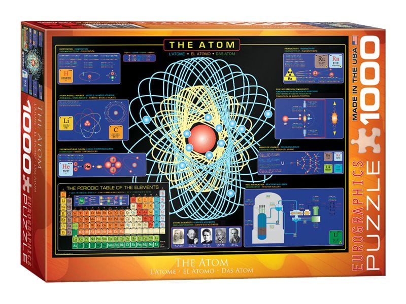 Eurographicspuzzles - The Atom - Jigsaw Puzzle - 1000 Pieces - Walmart.com