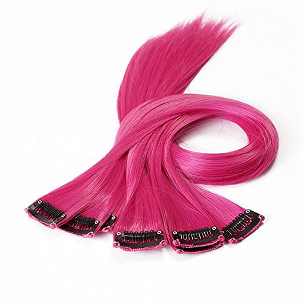 Click here for Dly 10pcs Colored Highlight Synthetic Clip On In H... prices