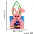 Easter Felt Gift Tote Bags, Easter Egg Bunny DIY Craft Treat Goodie ...